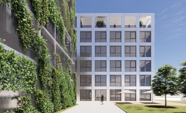 Neubau Bürogebäude mit Parkhaus und Lager | HZI Bonn